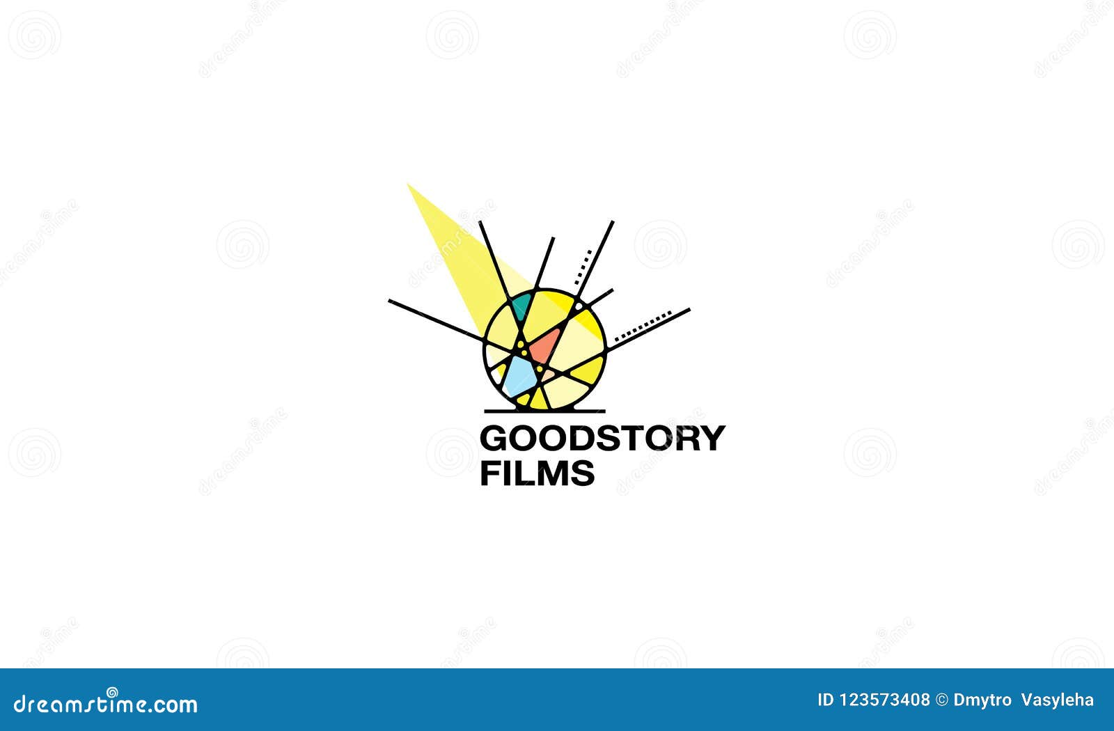Good Story Films Vector Logo Stock Vector - Illustration of strip ...