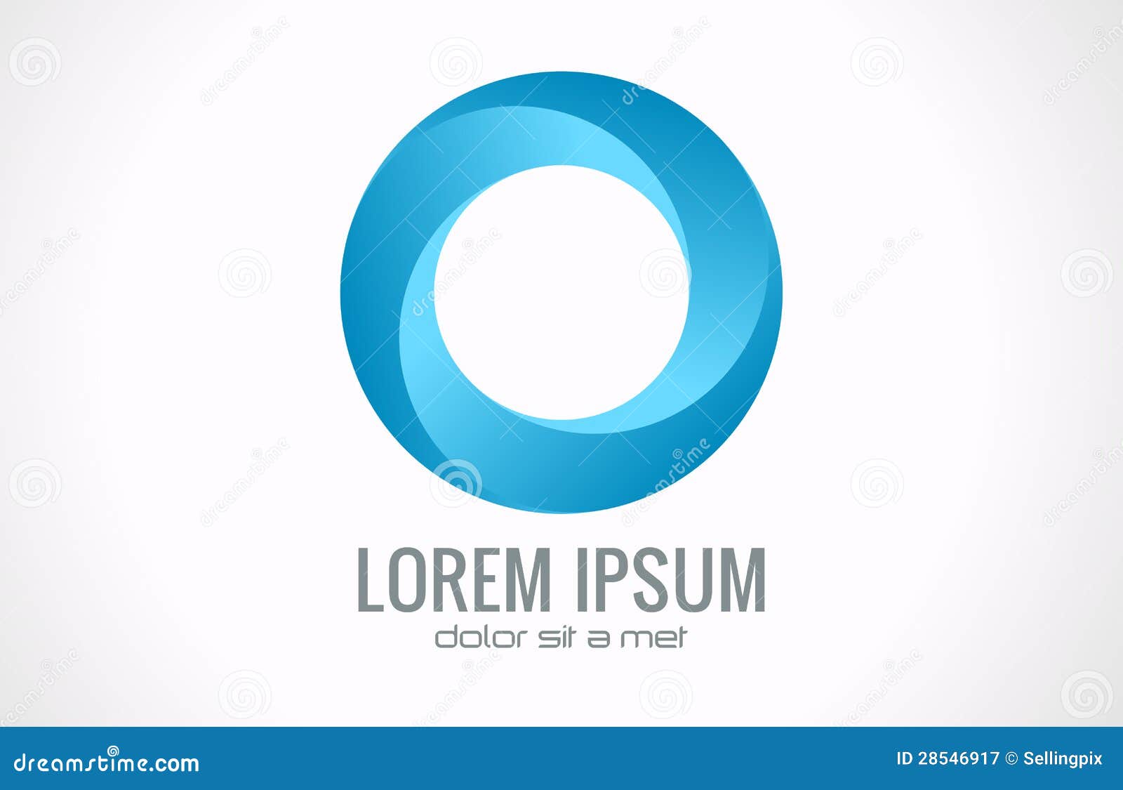 Logo abstrait de cercle illustration de vecteur. Illustration du signe ...