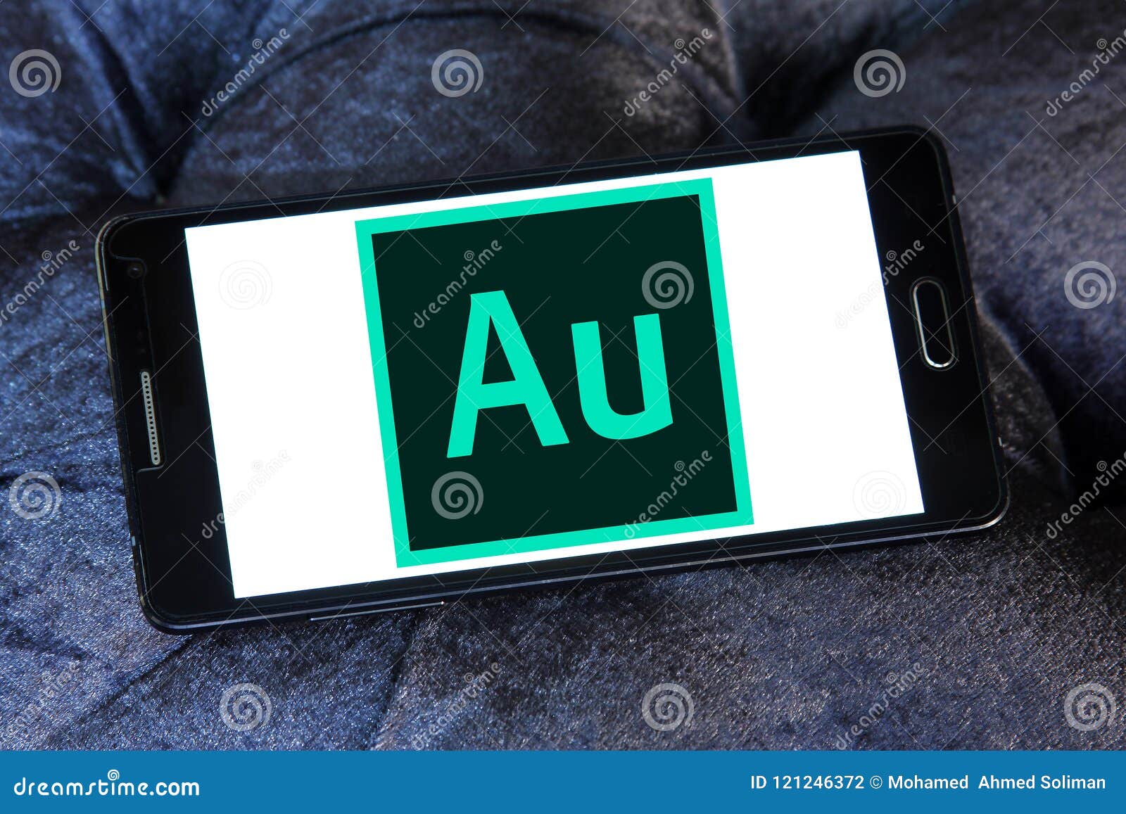Adobe Audition logo editorial photography. Image of brands - 121246372