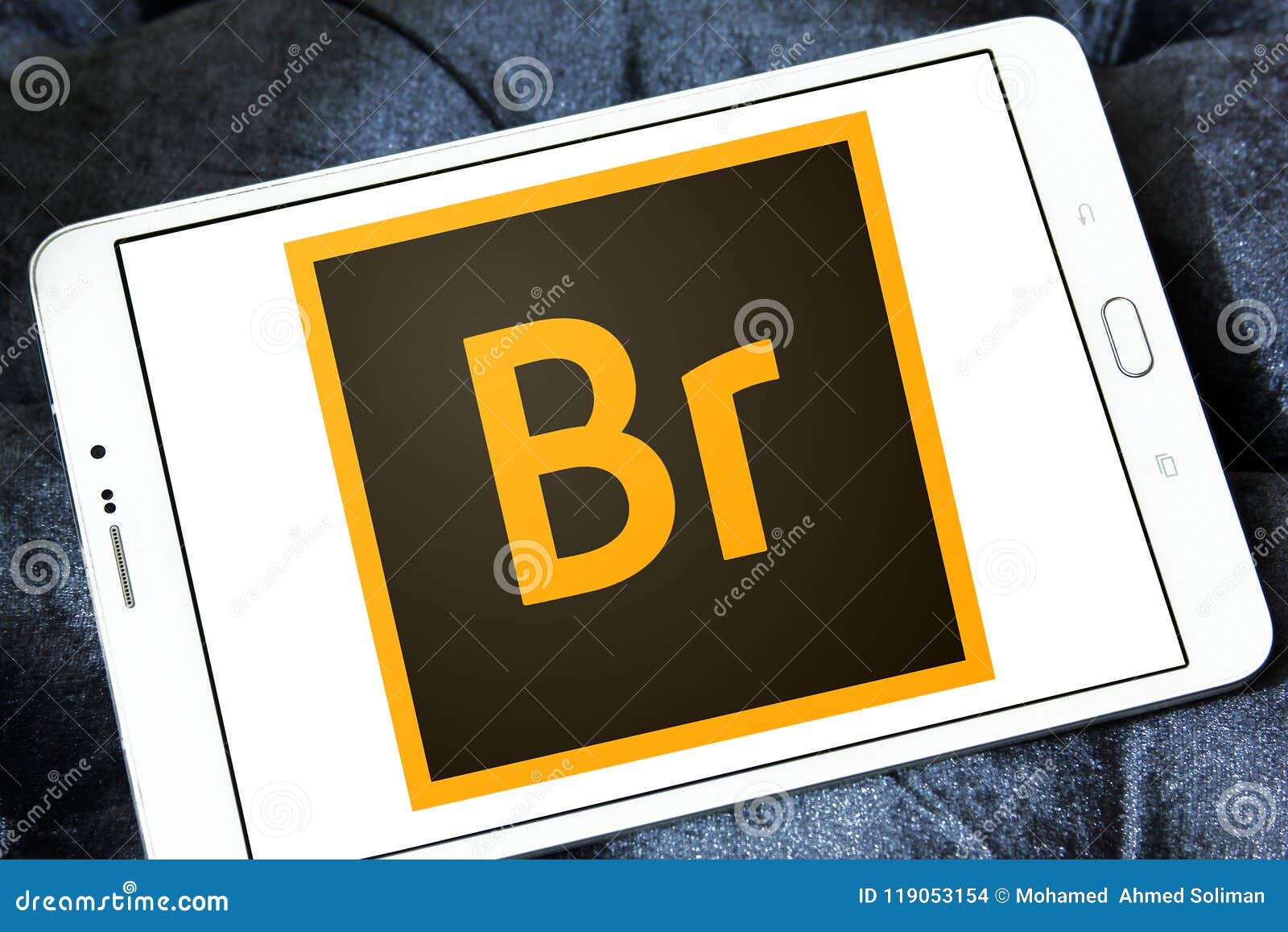 Adobe Bridge logo editorial stock image. Image of software - 119053154