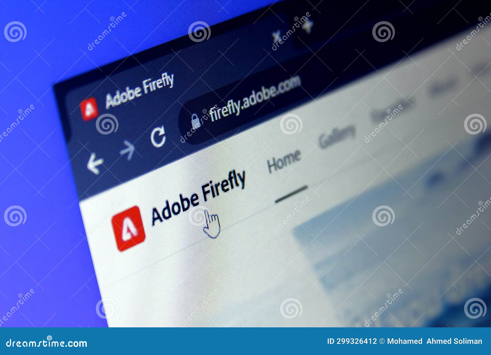 Adobe Firefly Brand Logo On Screen Editorial Image | CartoonDealer.com ...