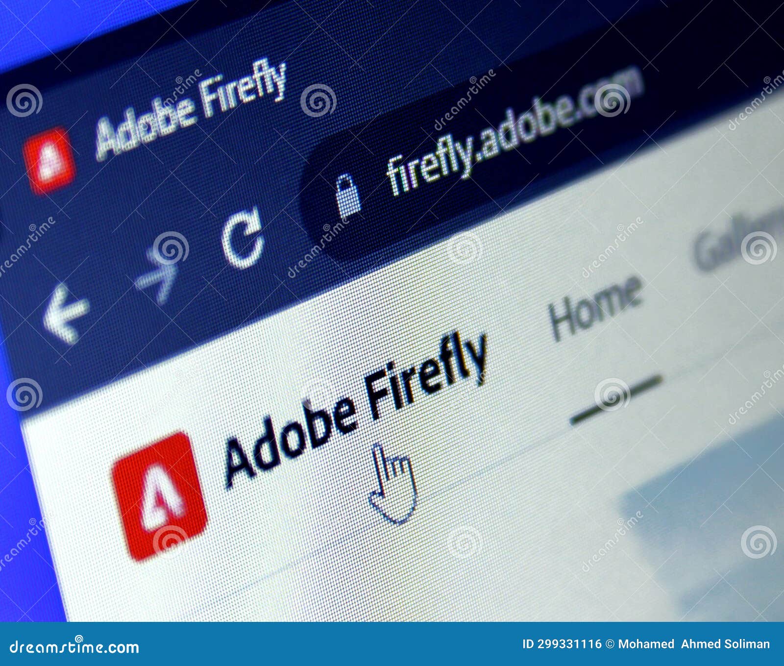 Adobe firefly ai editorial photo. Image of website, research - 299331116