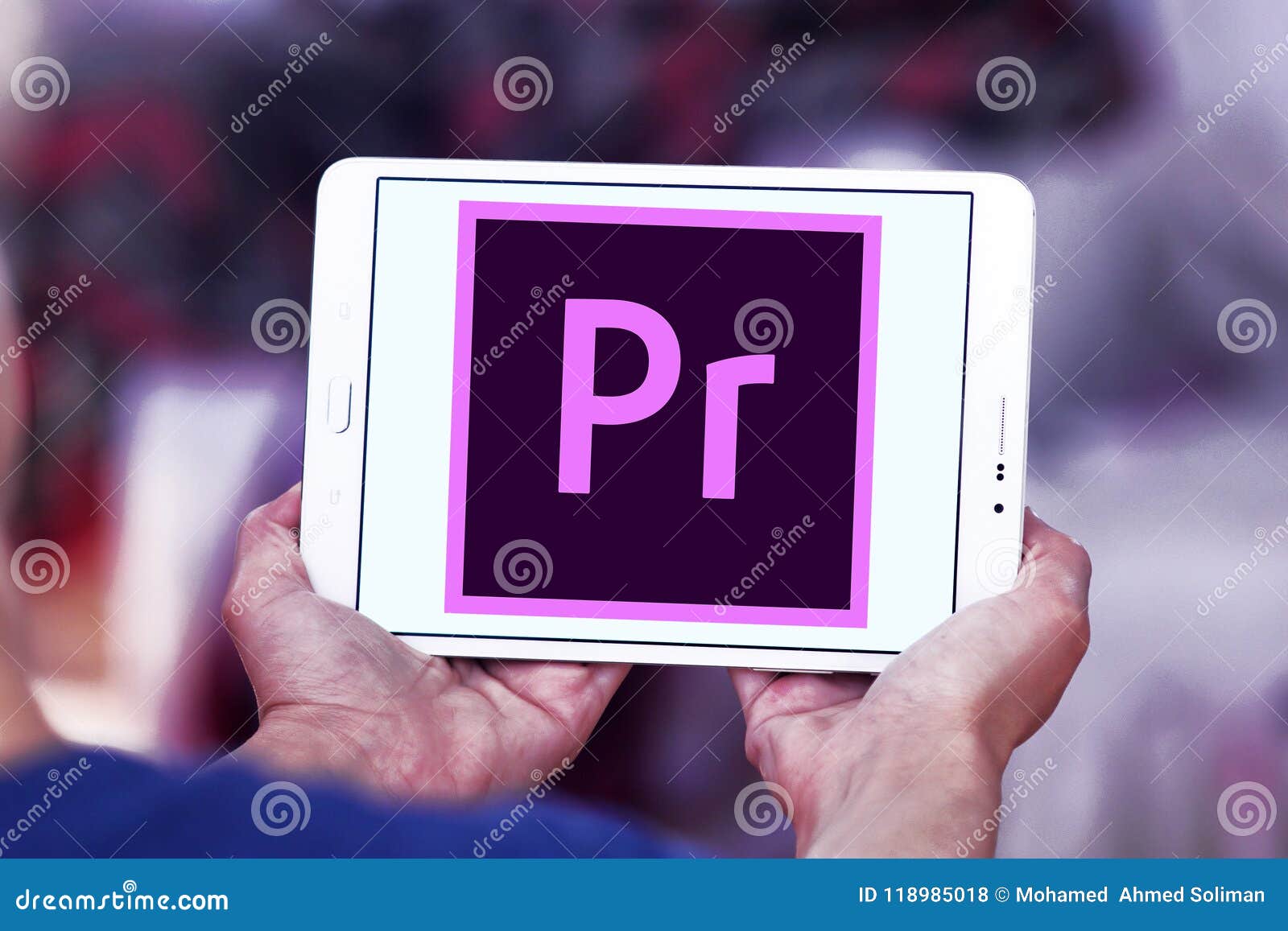 Adobe Premiere Pro logo editorial stock photo. Image of developed ...