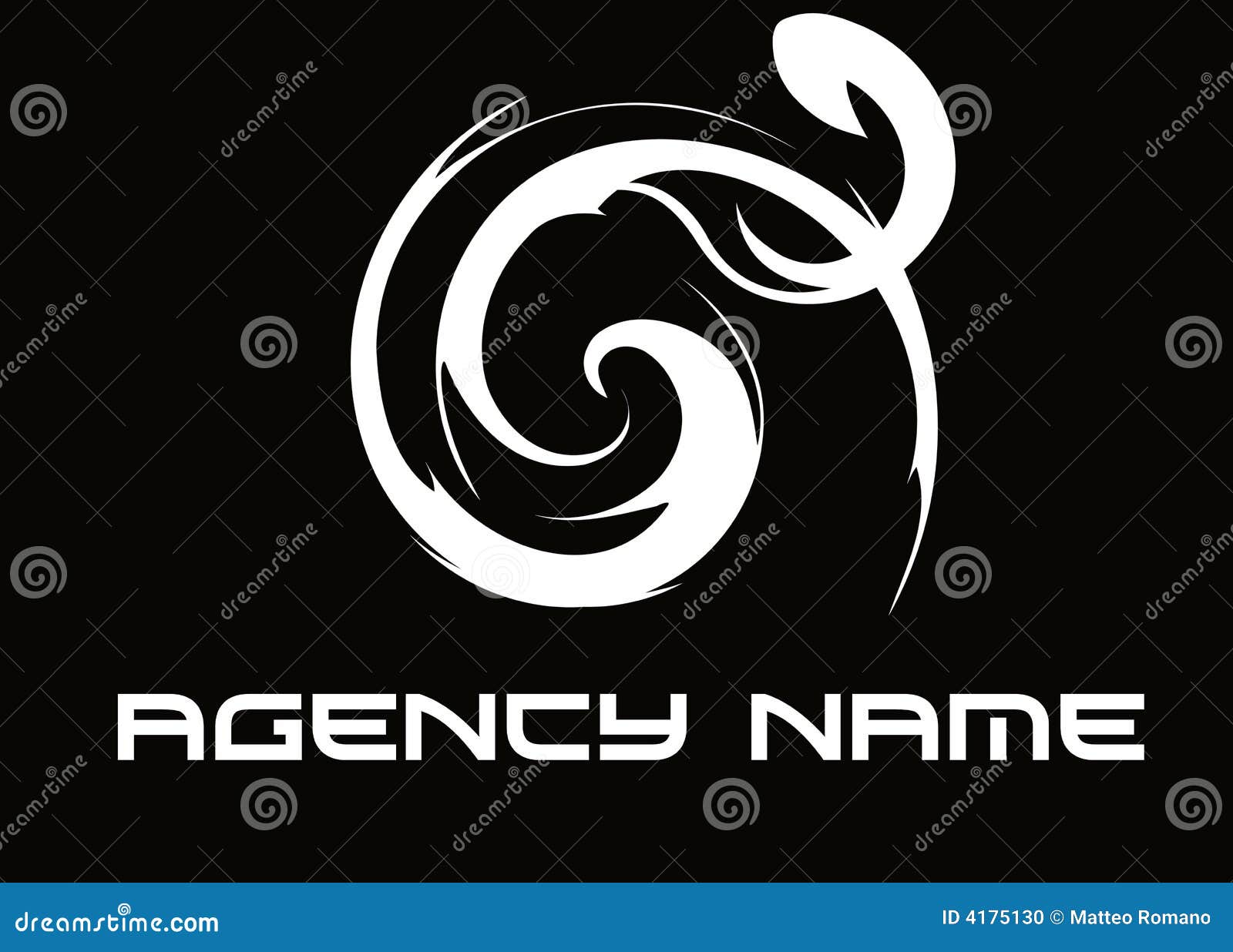 Logo agency stock illustration. Illustration of chiave - 4175130