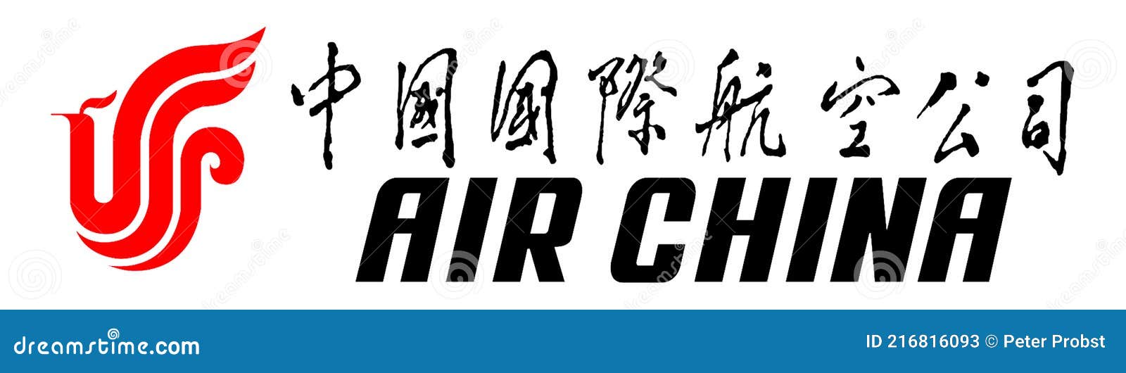 Logo of Air China - China editorial stock photo. Illustration of symbol ...