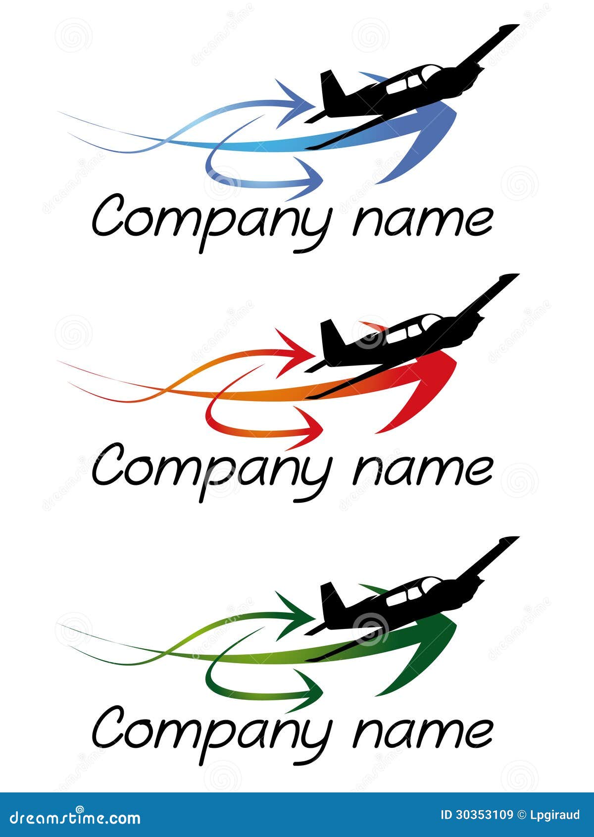 Logo for airplane club stock illustration. Illustration of icon - 30353109