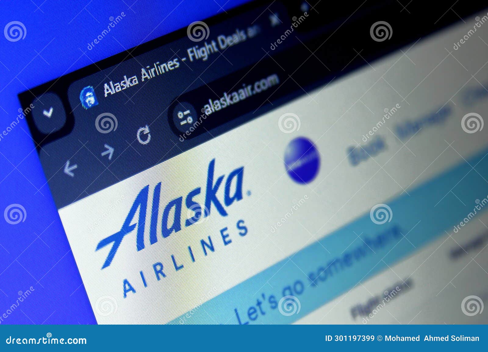 Alaska Airlines logo editorial stock image. Image of airways - 301197399
