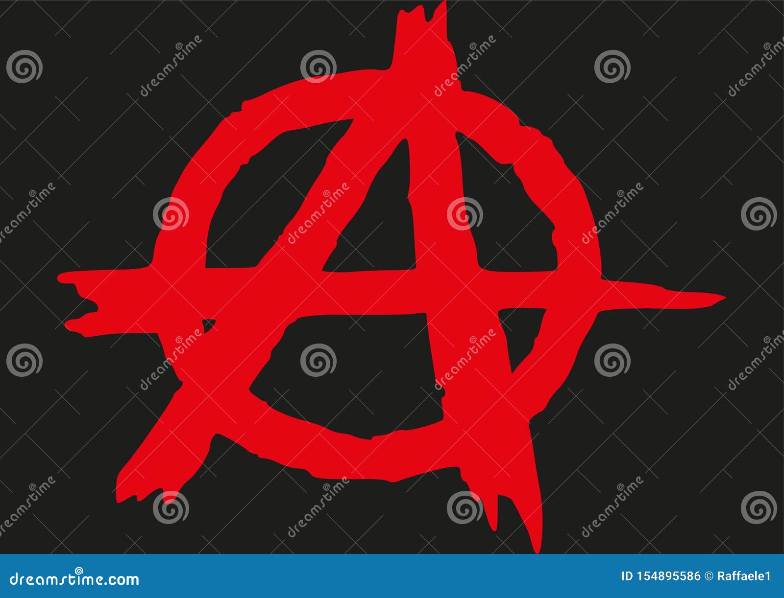 Logo Anarchy ilustração stock. Ilustração de liberdade - 154895586