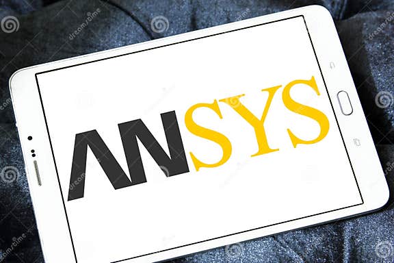 Ansys Software Company Logo Editorial Stock Photo - Image of company ...