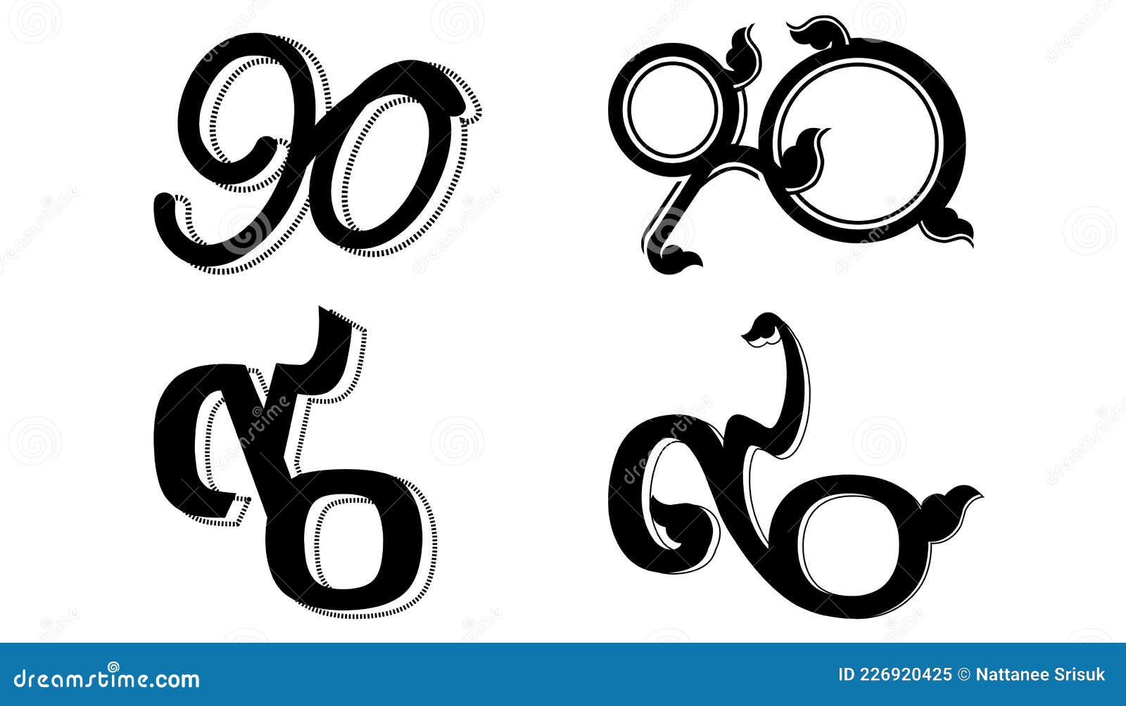 Arabic Numbers Icon Illustration Royalty-Free Stock Photography ...