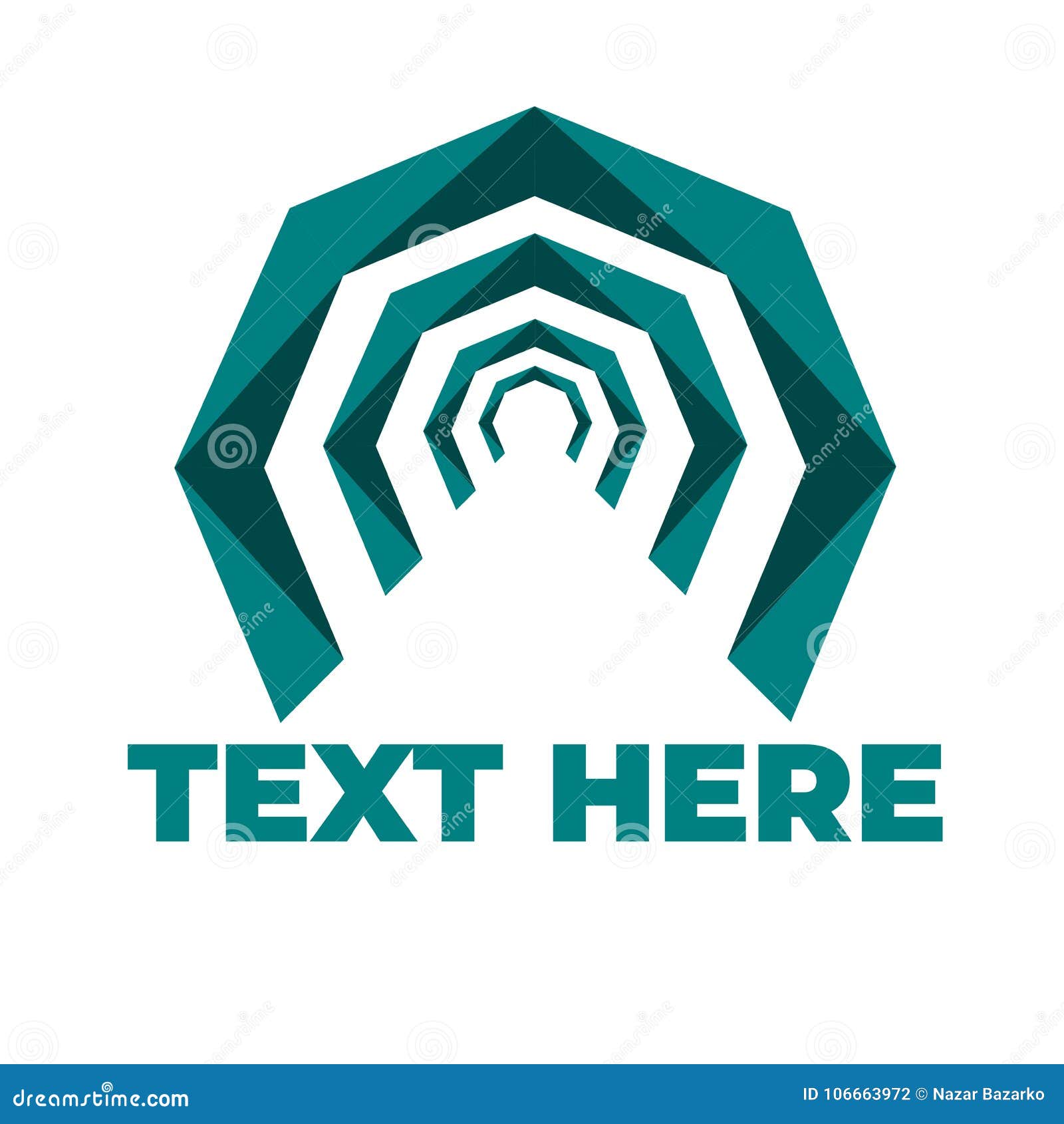 Logo of the arch. a simple stock illustration. Illustration of abstract ...