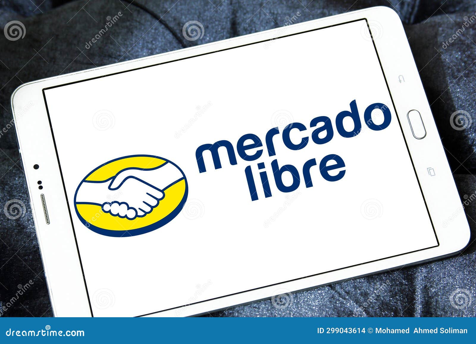 Mercado Libre Logo On A White Background Surrounded By Parcel Boxes ...