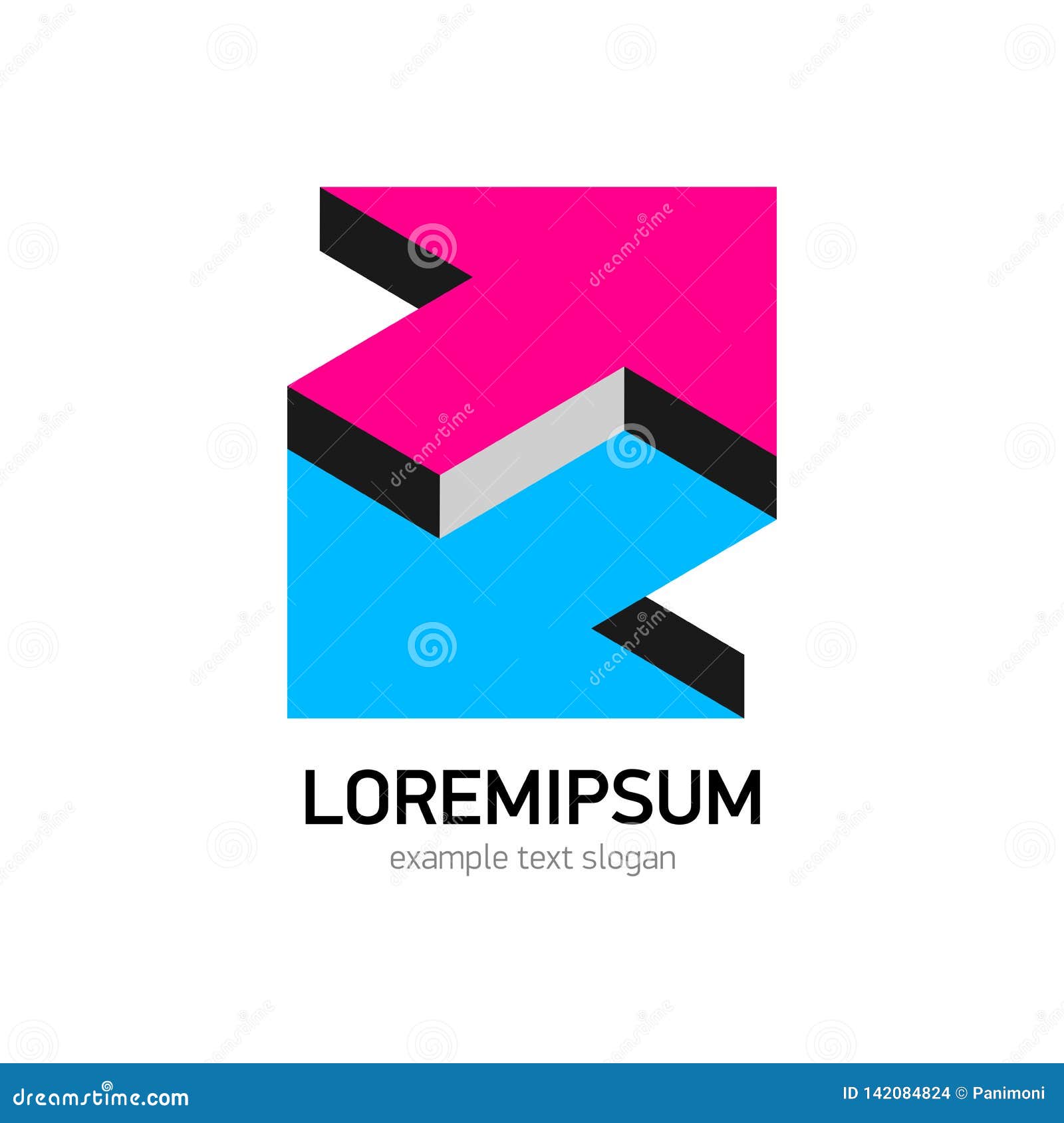 Two Color Pointer Vector Icon From Cursor Concept. Isolated Blue ...