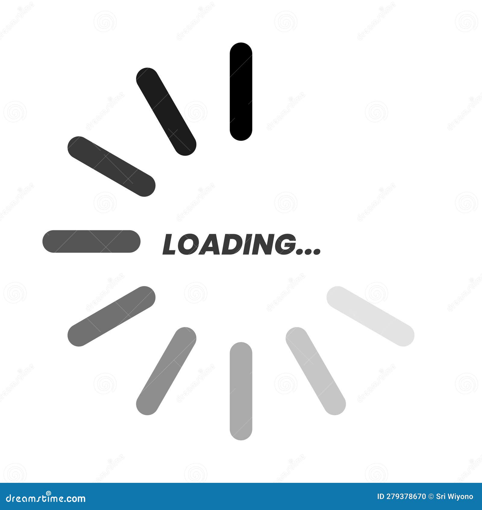 Loading Screen Icon Vector in EPS 10 Stock Vector - Illustration of ...