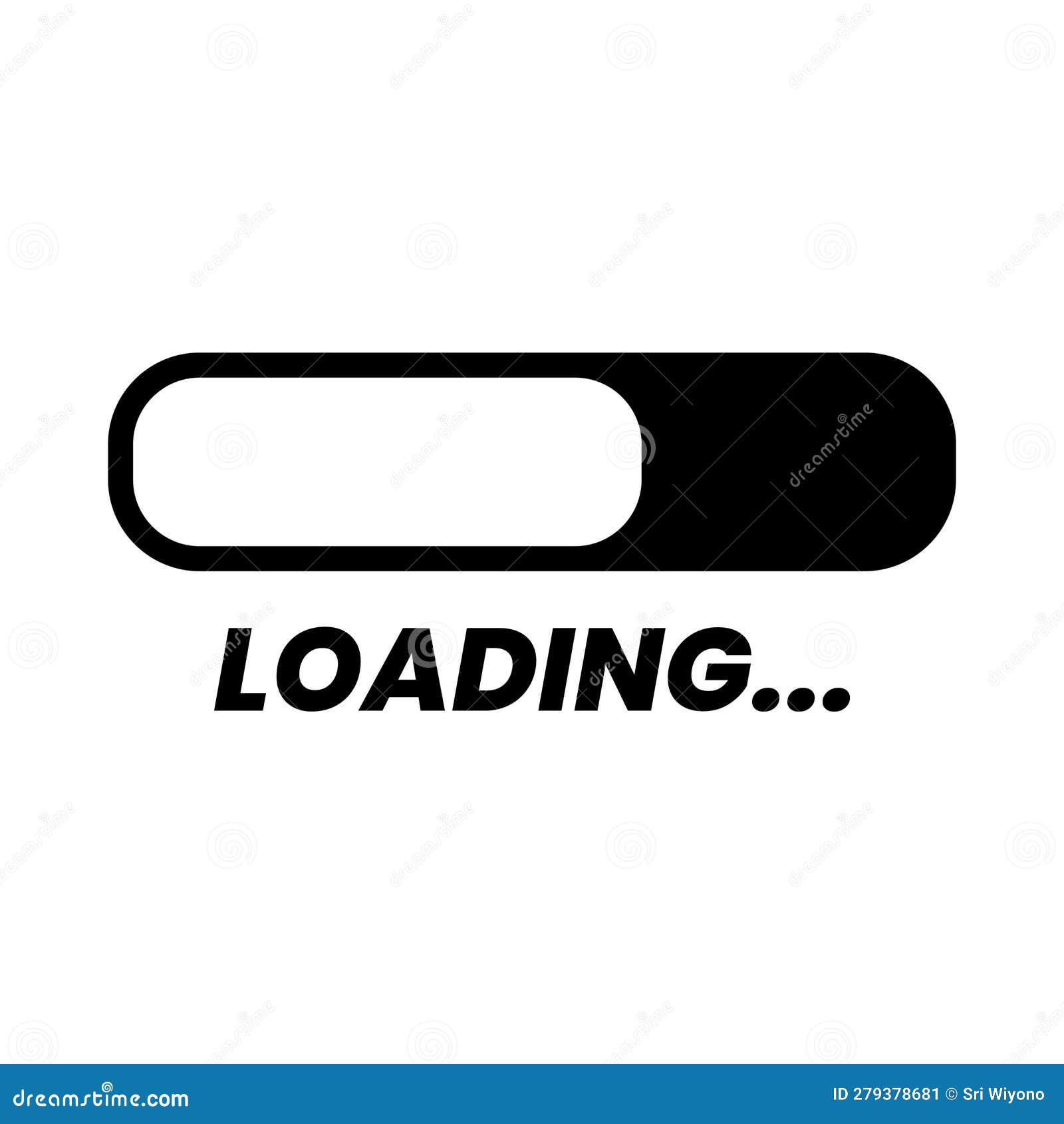 Loading Screen Icon Vector in EPS 10 Stock Vector - Illustration of ...