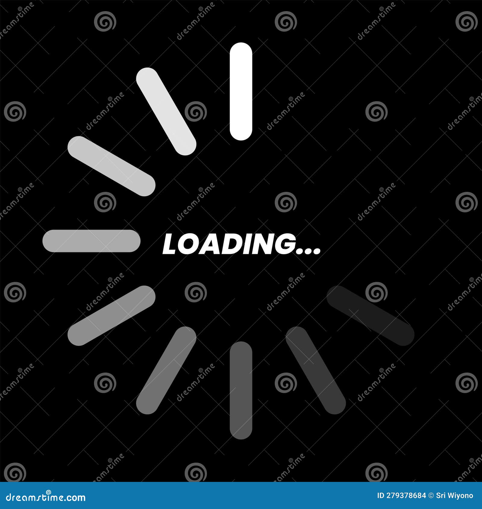 Loading Screen Icon Vector in EPS 10 Stock Vector - Illustration of ...