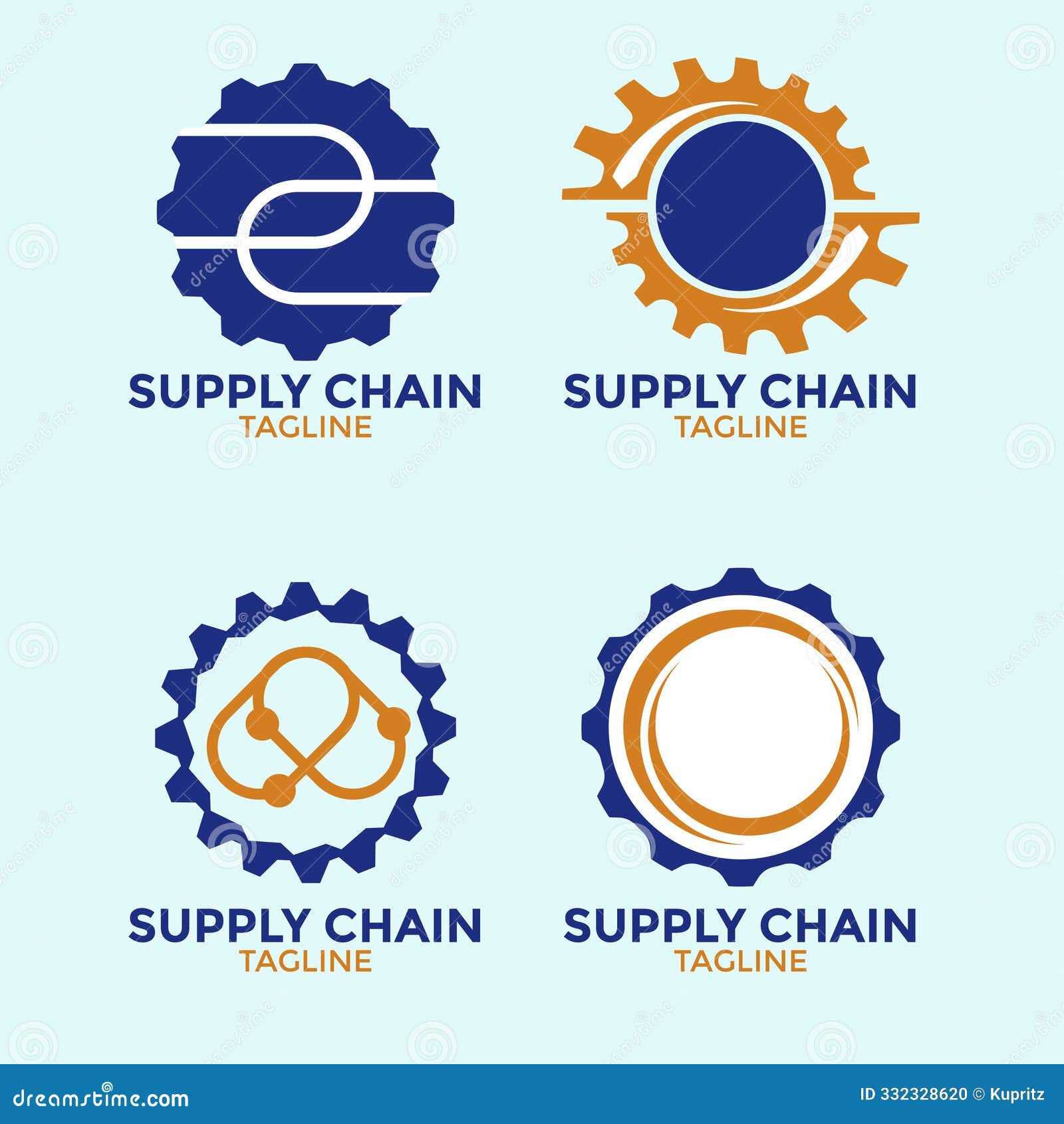 Set of Collection Gear Emblem Idea Design for Industry and Technology ...