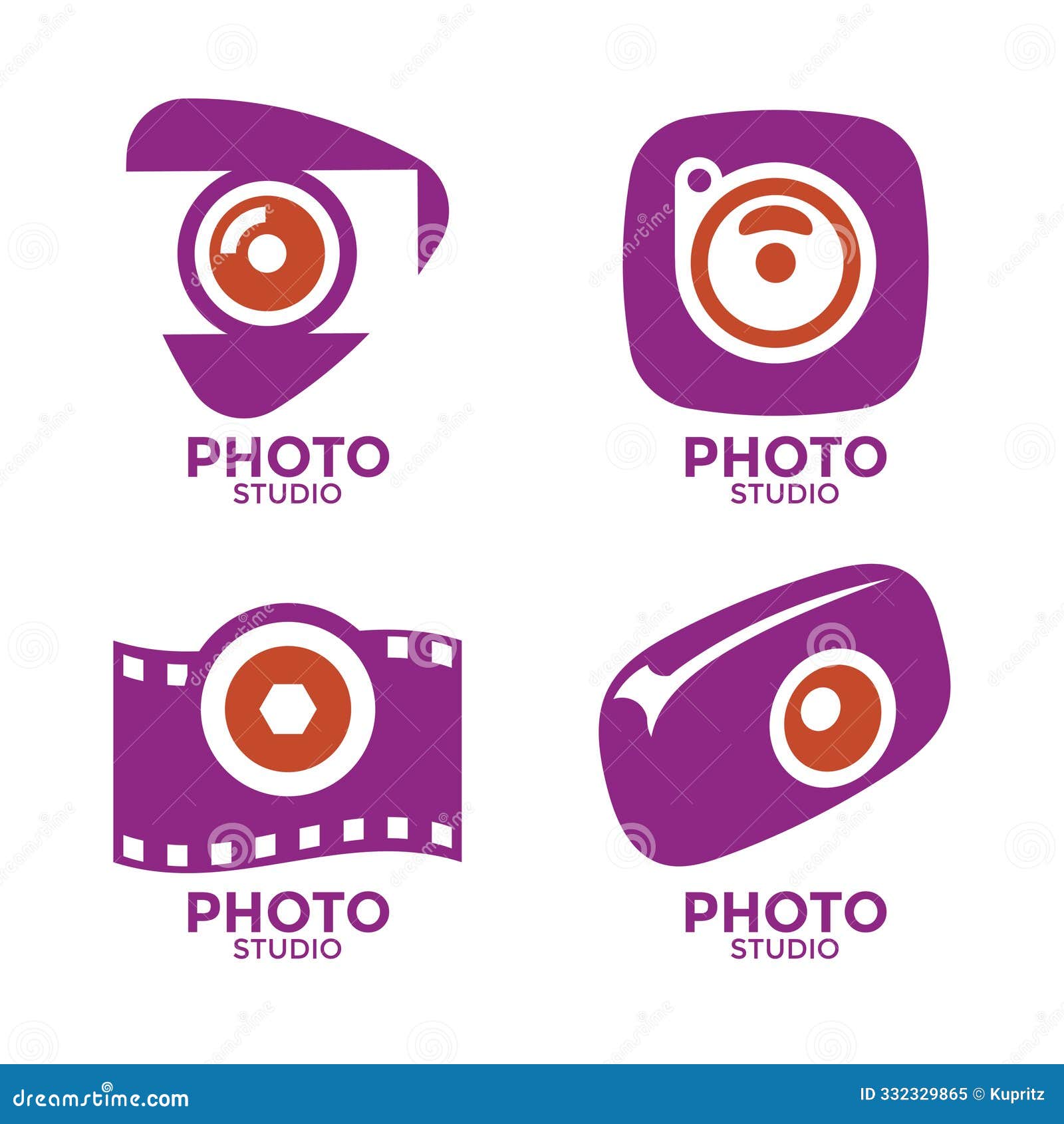 Photography Camera Logo Vector Badges and Labels Set Design Stock ...