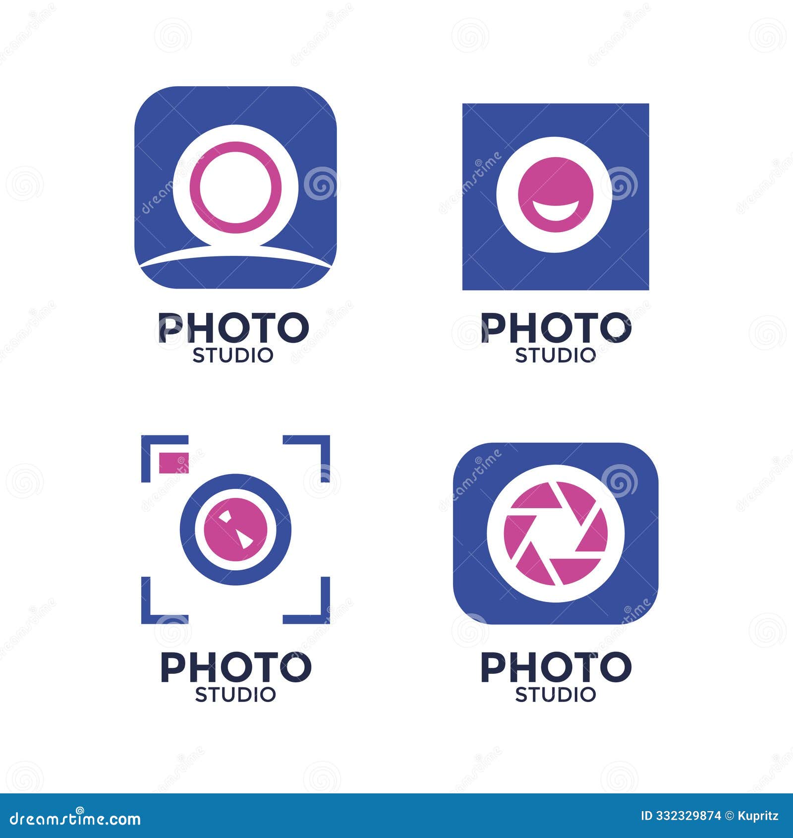 Photography Camera Logo Vector Badges and Labels Set Design Stock ...