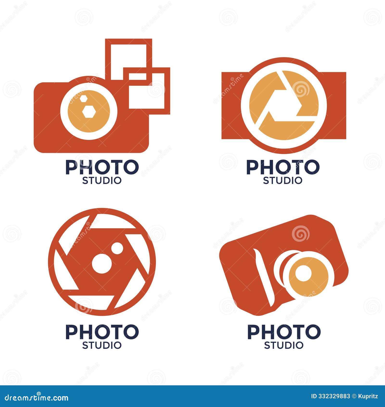 Photography Camera Logo Vector Badges and Labels Set Design Stock ...