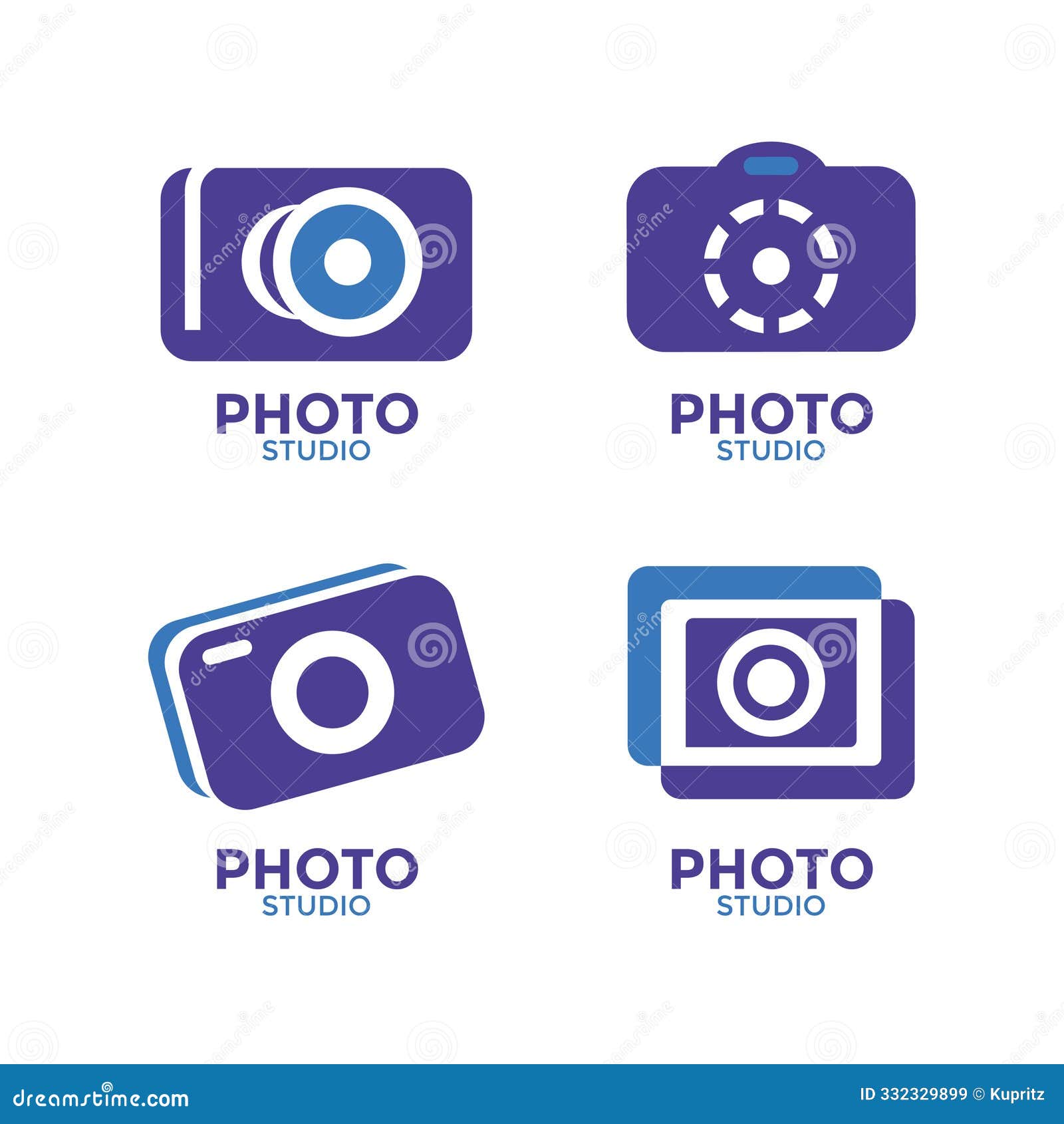Photography Camera Logo Vector Badges and Labels Set Design Stock ...