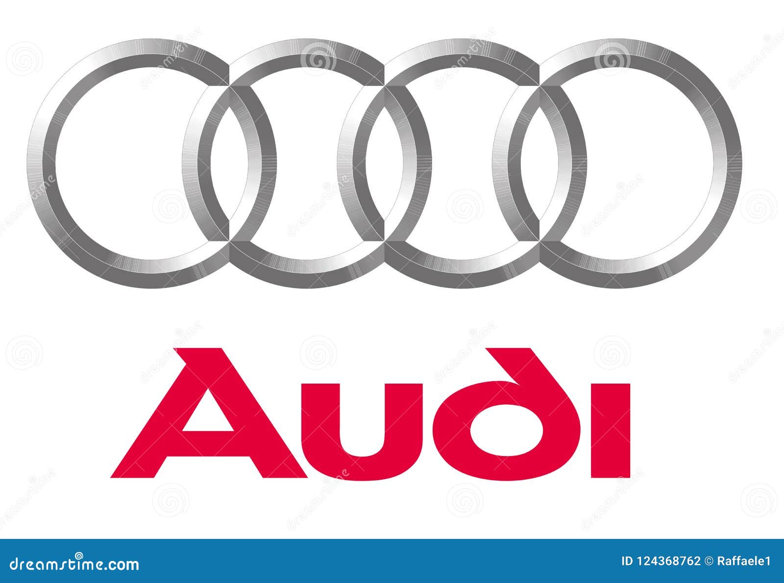 Logo Audi fotografia editorial. Ilustração de carro - 124368762