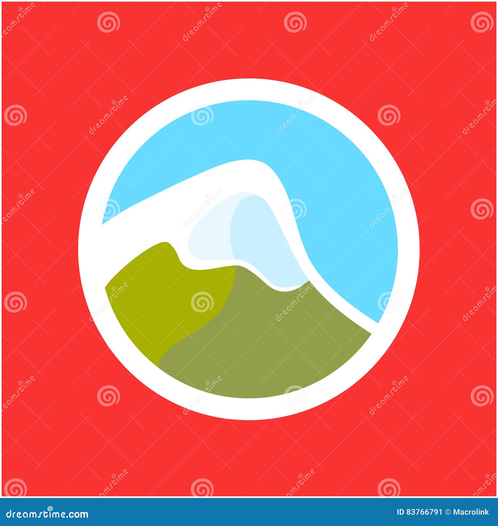 Logo Avec Les Alpes Suisses Illustration de Vecteur - Illustration du ...
