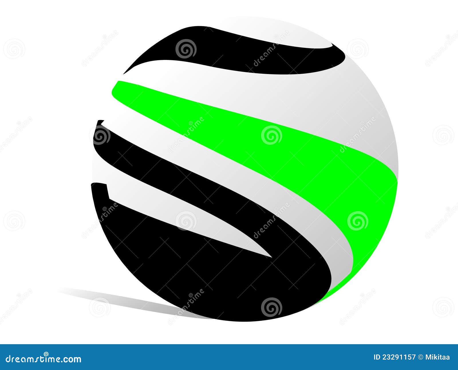 Logo ball stock vector. Illustration of internet, icon - 23291157