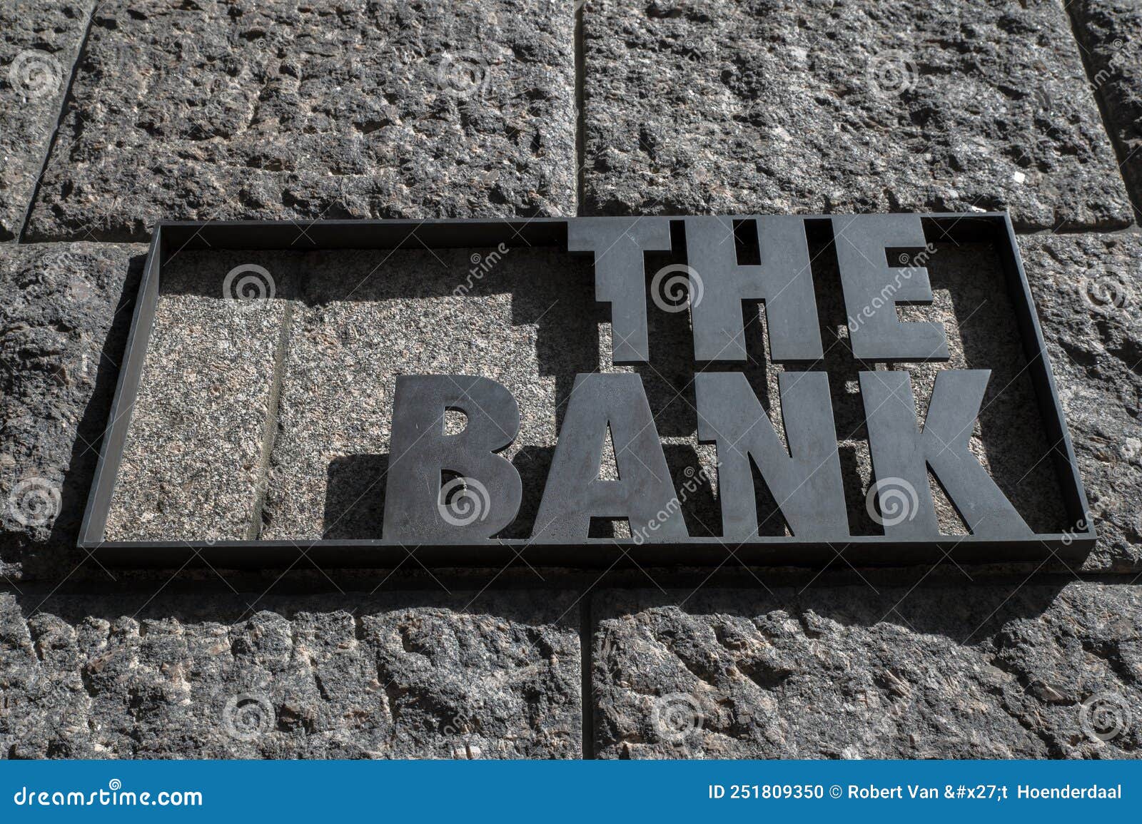 Logo of the Bank at Amsterdam the Netherlands 17-6-2022 Editorial Image ...