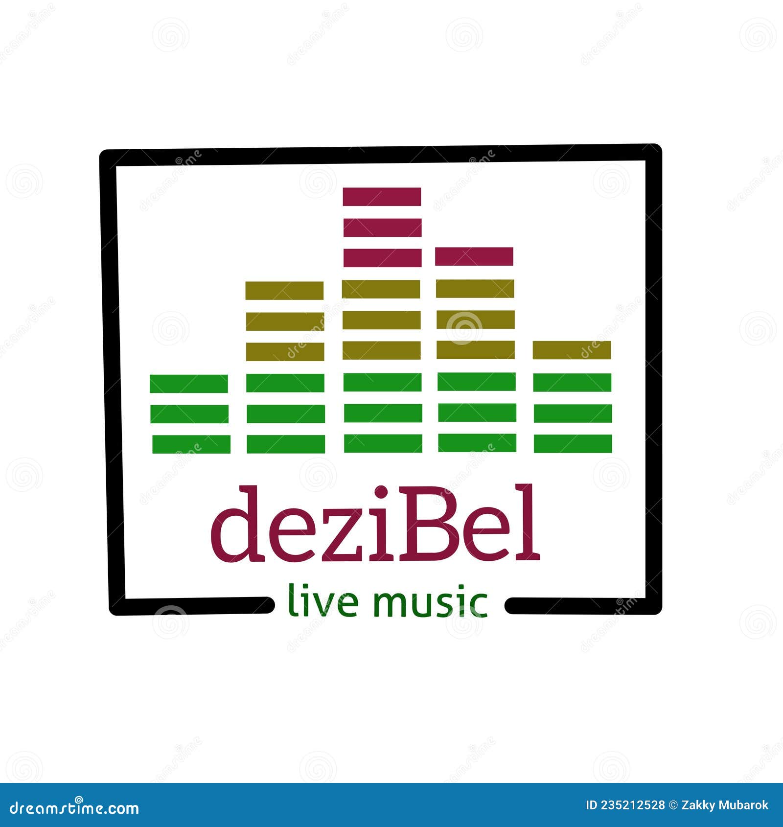 This Logo Based on the Equalizer Stock Illustration - Illustration of ...