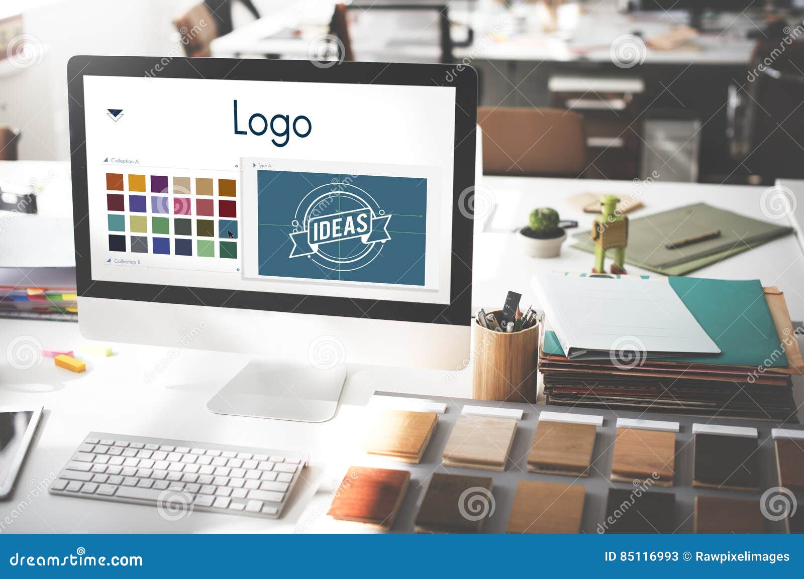 Logo Be Creative Inspiration Design Concept Stock Image - Image of ...
