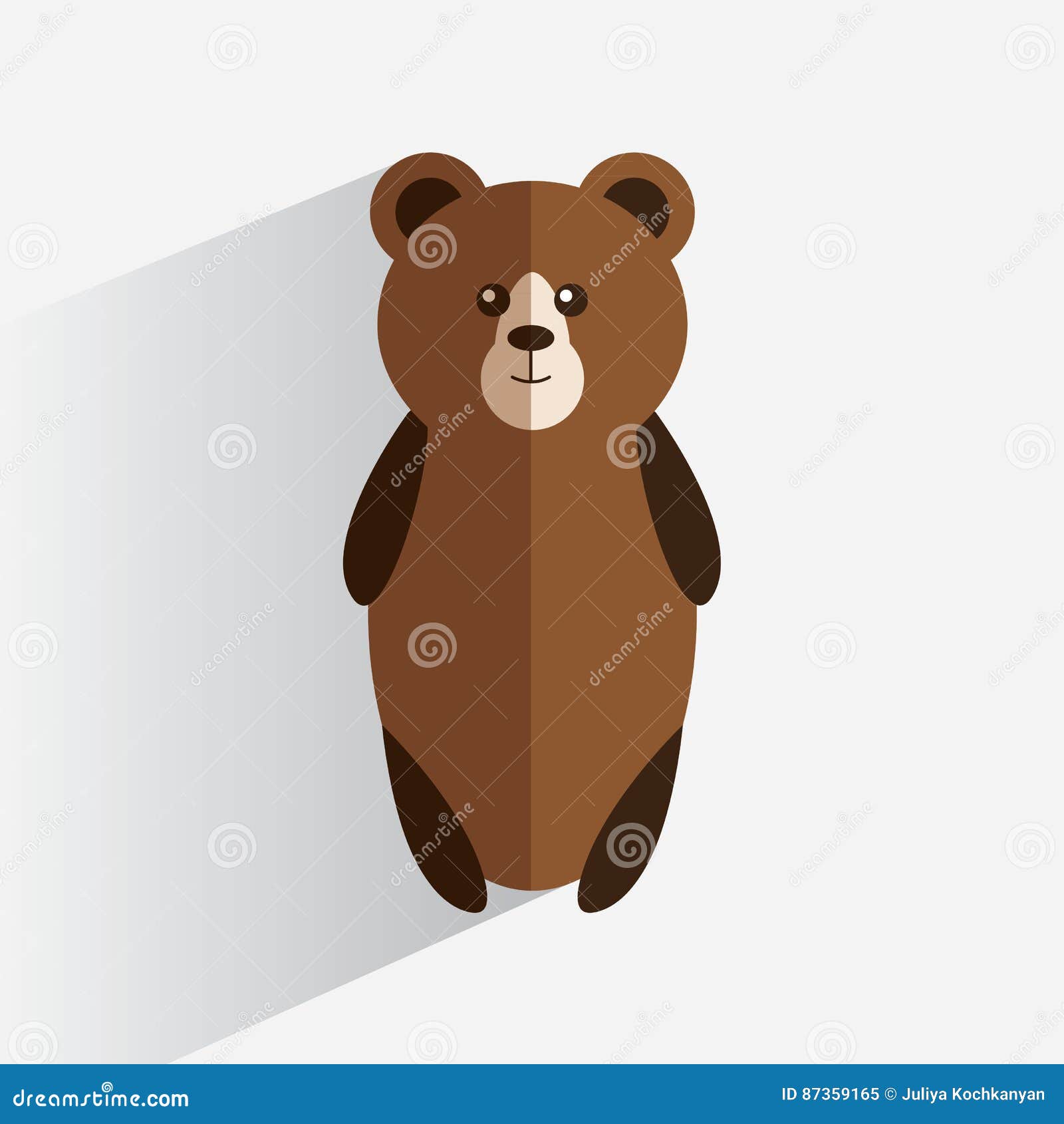 Logo bear flat design stock vector. Illustration of design - 87359165