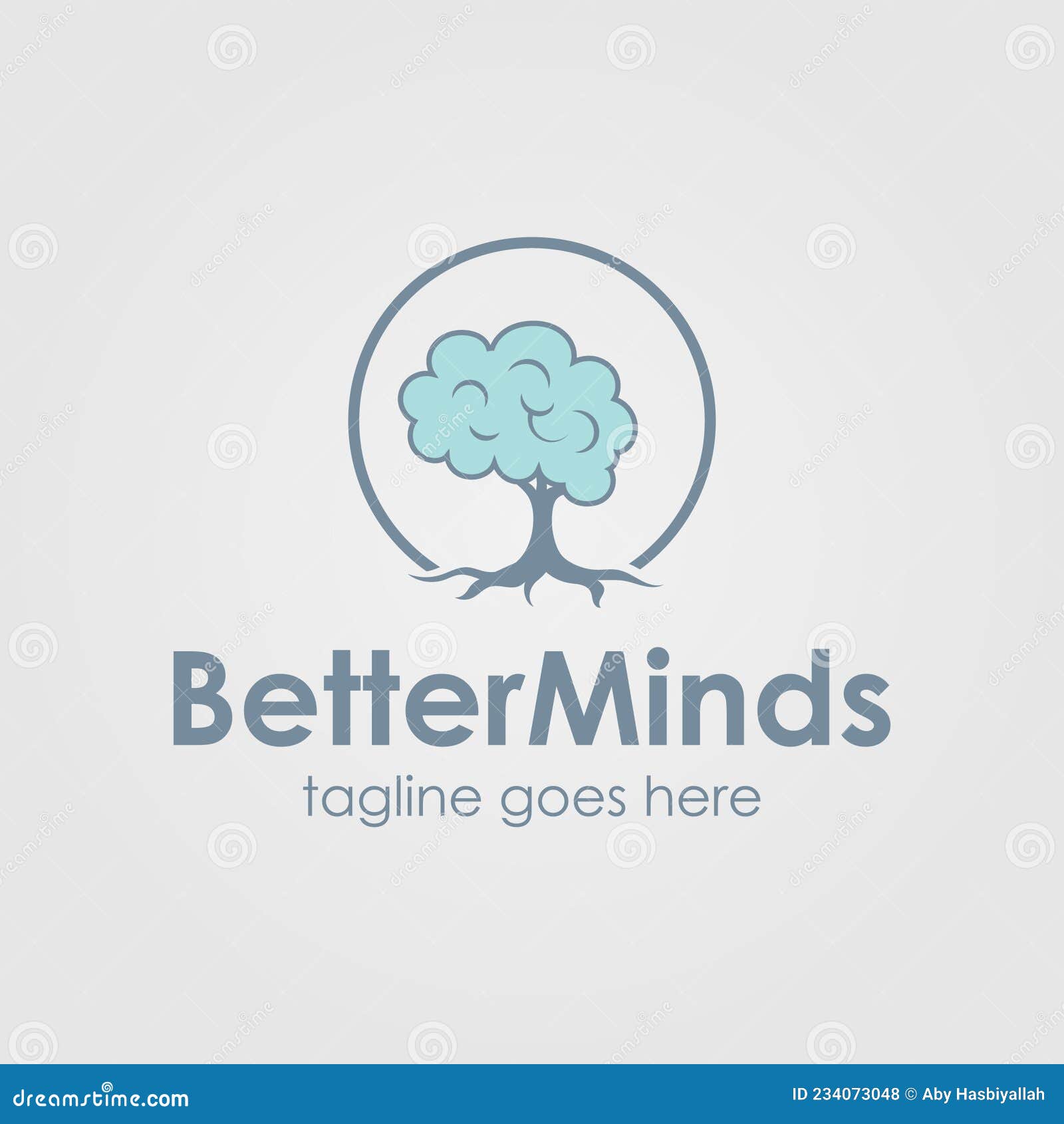 Logo Better Mind Template Design Stock Vector - Illustration of digital ...