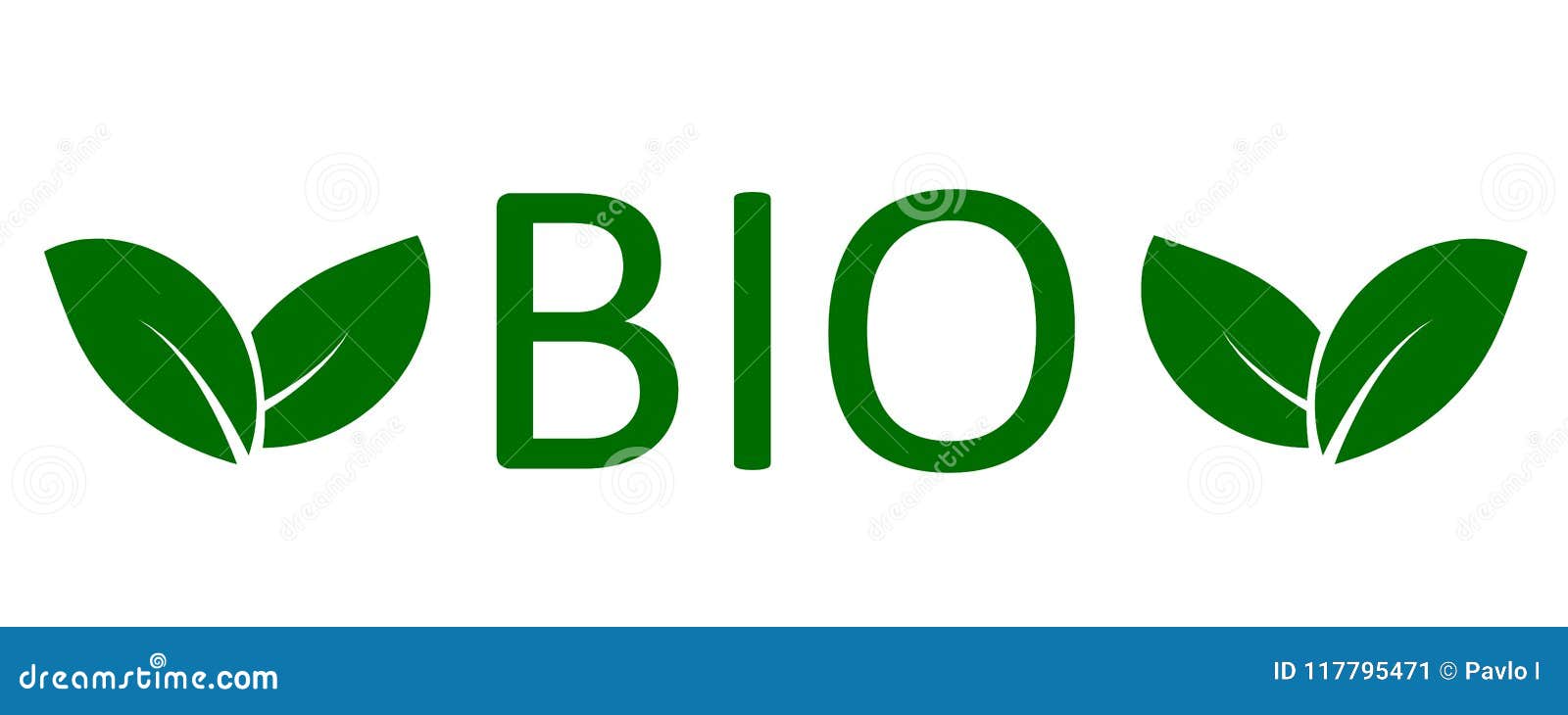 Logo bio with leaves stock illustration. Illustration of conversion ...