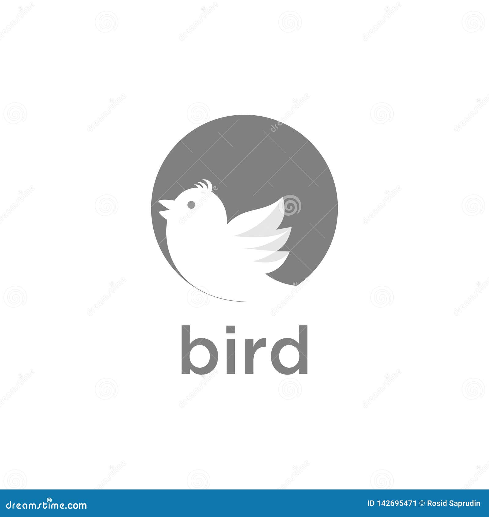 Logo Bird Vector Linear Icon and Logo Design Elements - Vector Stock ...