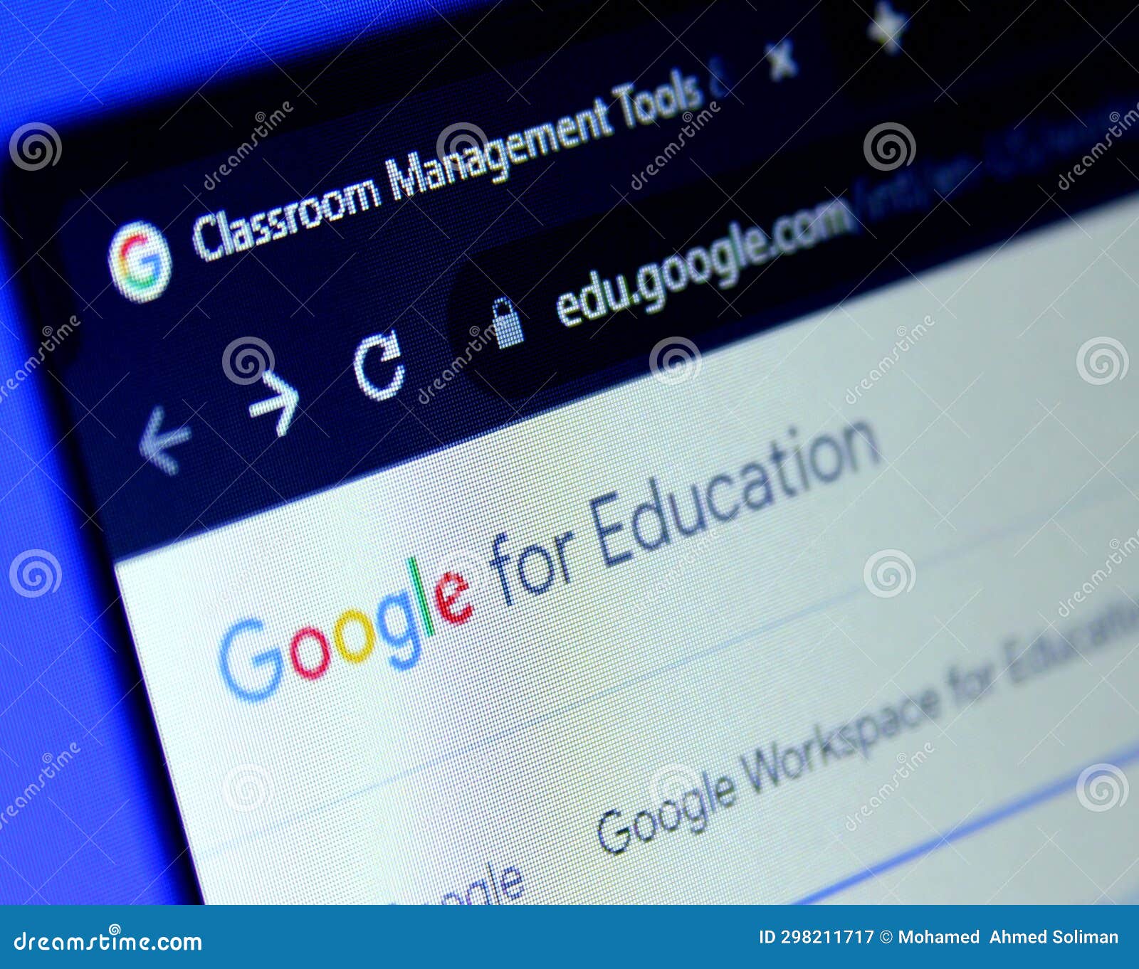 Google Classroom education editorial photography. Image of website ...