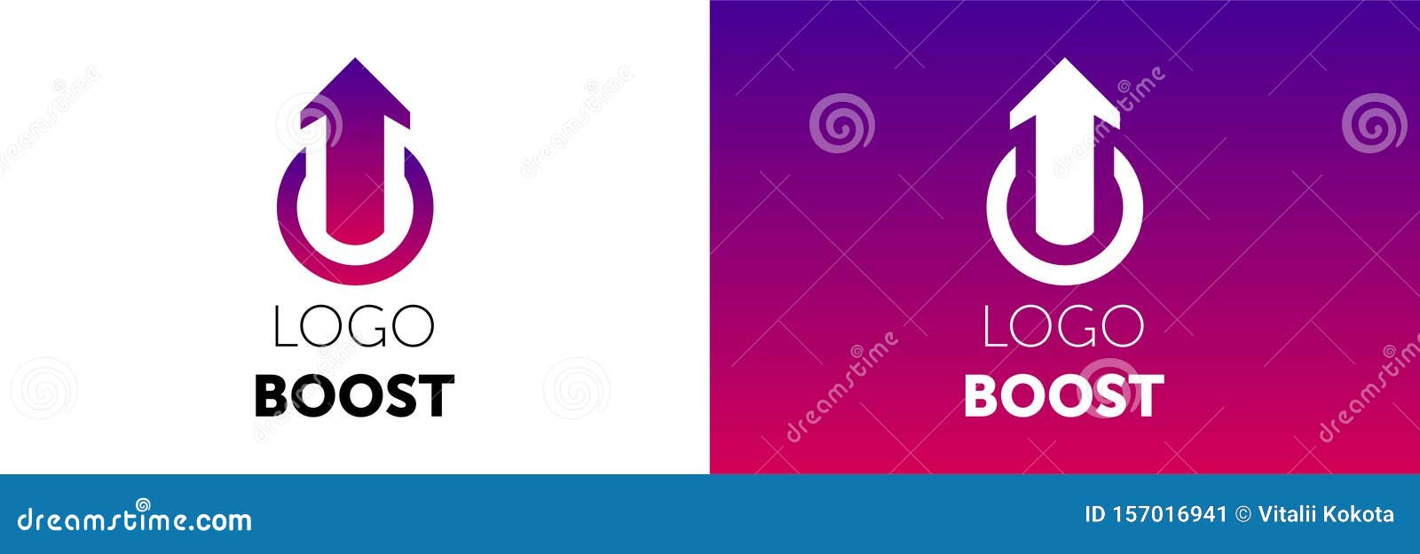 Logo Boost Template Design Vector. Boost Logotype Stock Vector ...