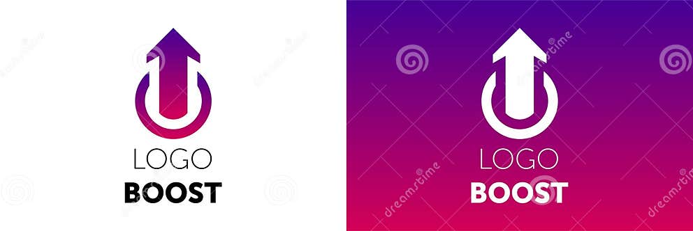 Logo Boost Template Design Vector. Boost Logotype Stock Vector ...