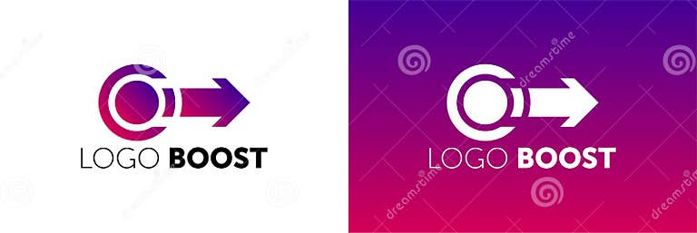 Logo Boost Template Design Vector. Boost Logotype Stock Vector ...