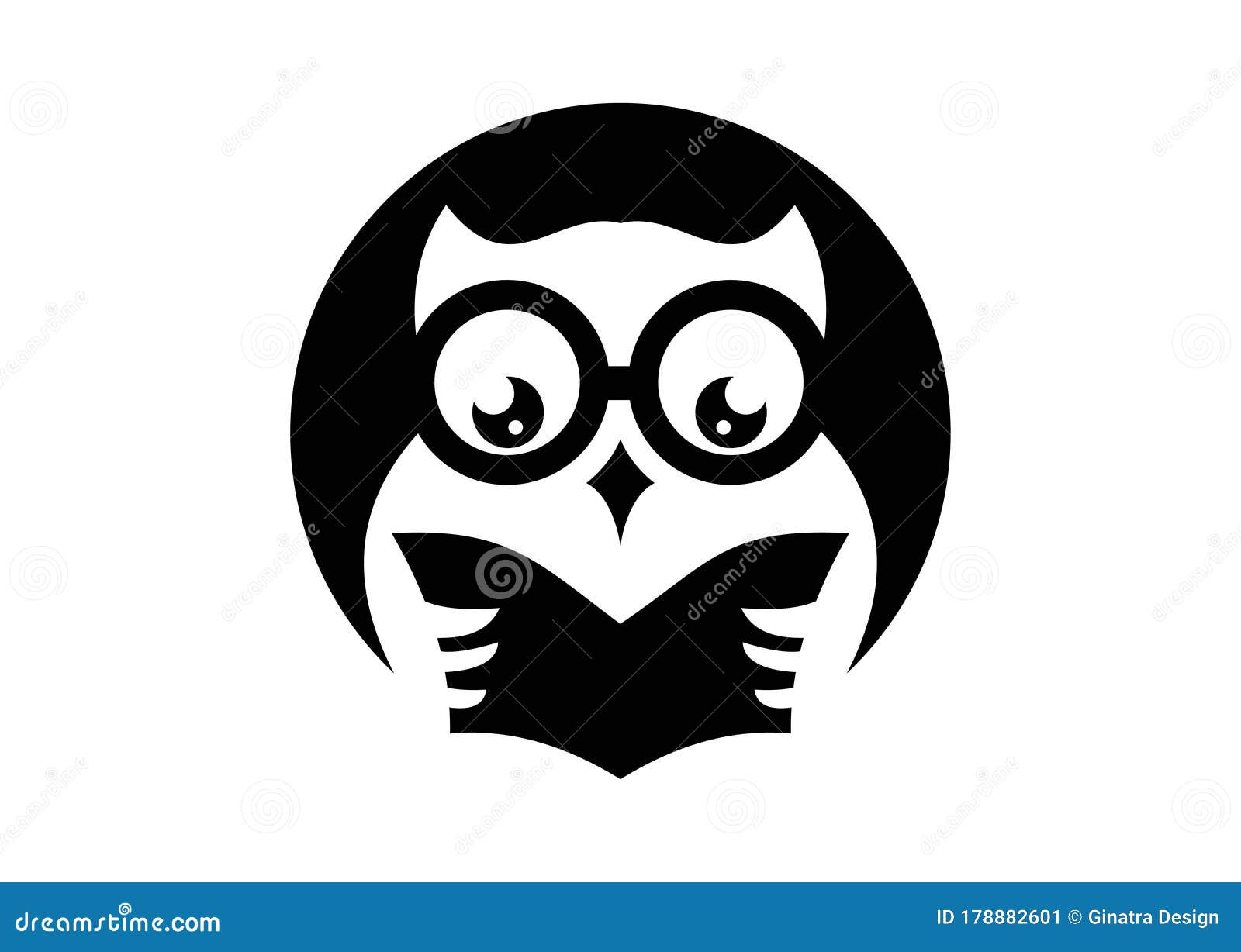 Logo bril vector illustratie. Illustration of ontwerp - 178882601