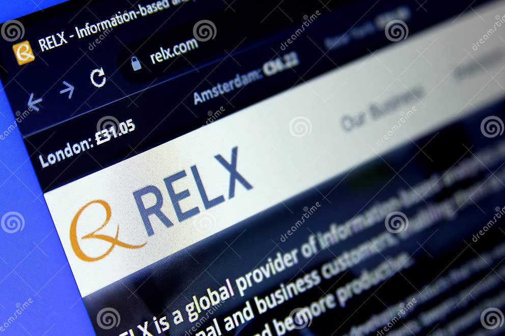 RELX Group Analytics Company Editorial Image - Image of illustrative ...
