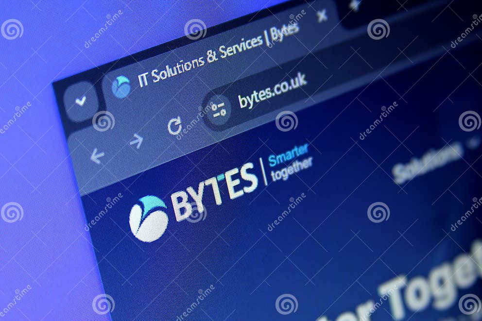 Bytes it software company editorial photo. Image of bytesplc - 300861536