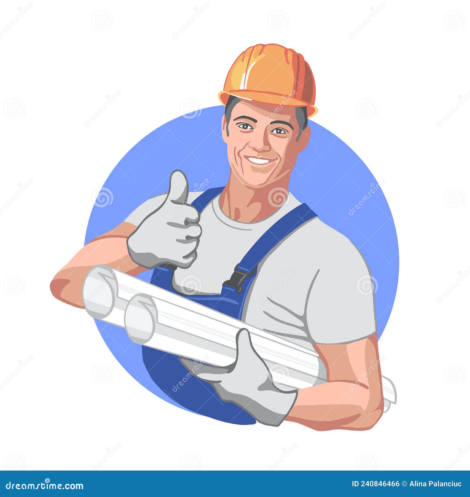 Logo for Builders, Professions People, Foreman, Architect Stock Vector ...