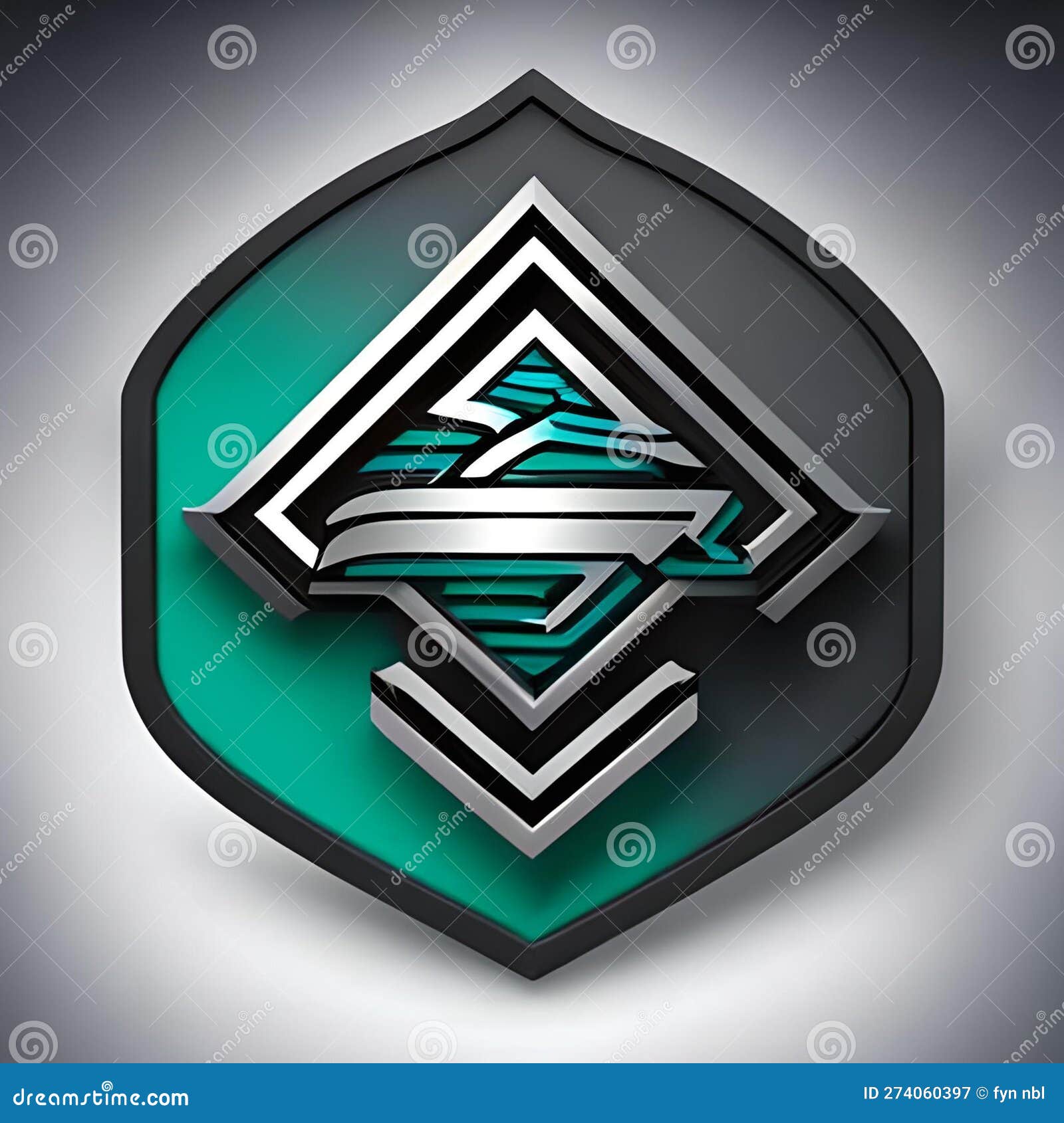 Logo For Business With Gradient Color, 3d, Format Aviable Ai Royalty-Free Stock Photography ...