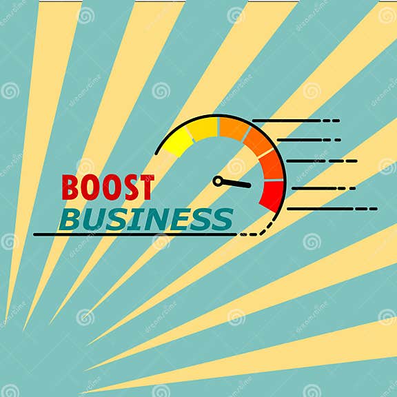 Logo Business Speed Up ,vector Illustrator. Stock Illustration ...