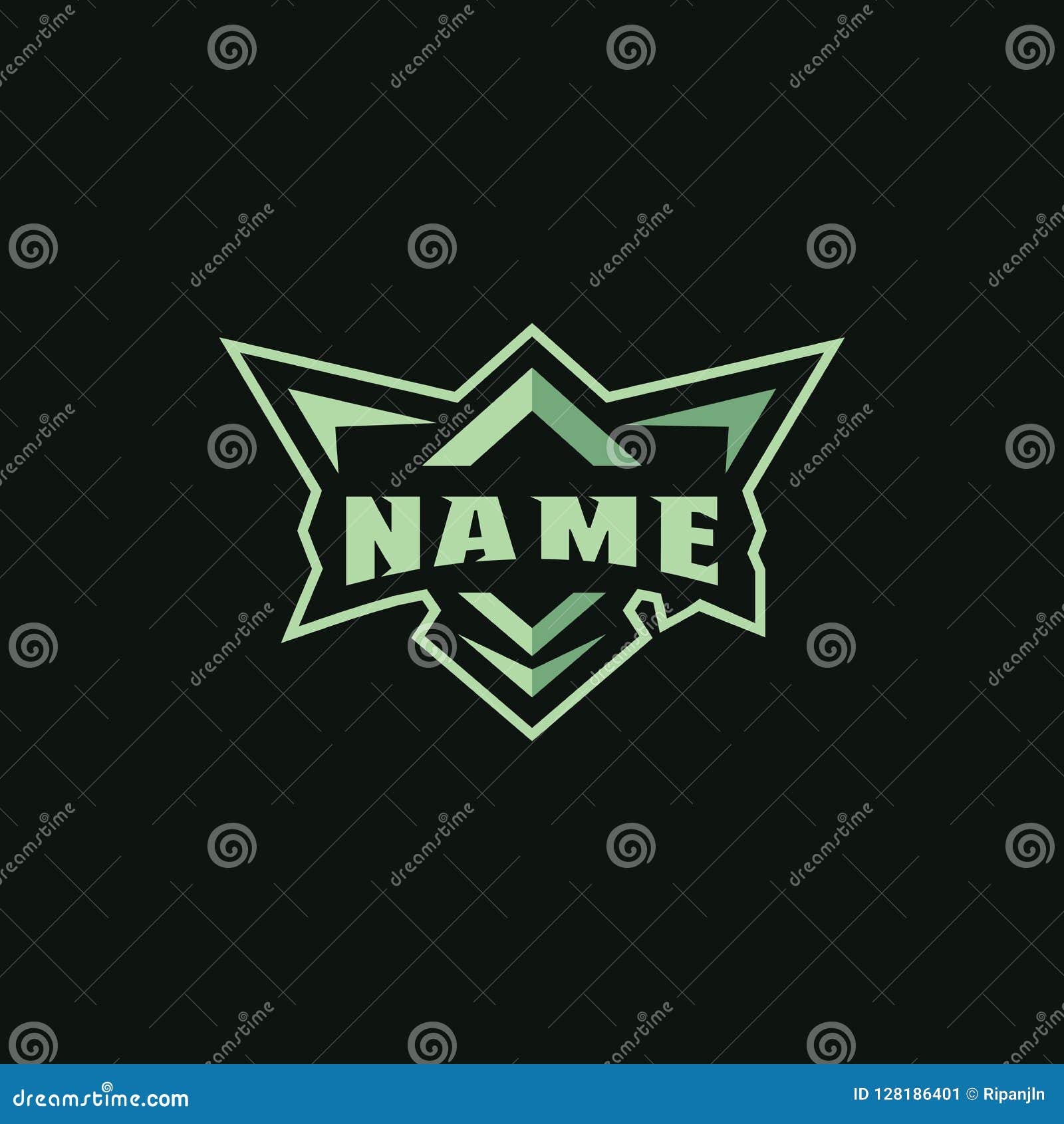 LOGO abstrack logotype stock illustration. Illustration of school ...