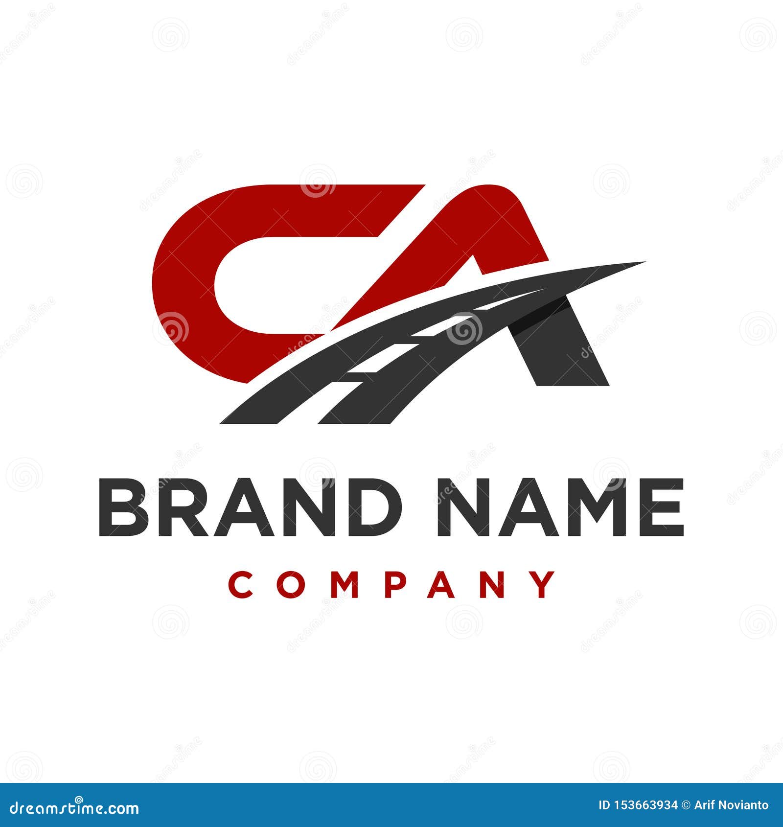 Logo of CA Initials Transportation Stock Vector - Illustration of ...