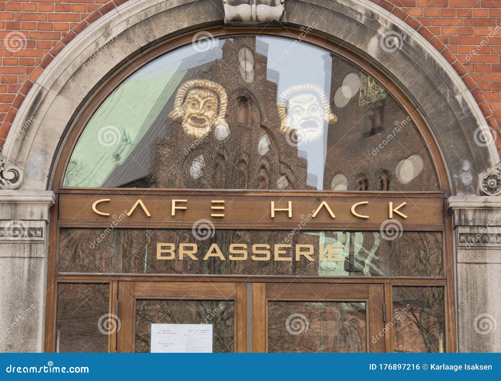 The Logo of the Cafe Hack Building in Aarhus Editorial Photo - Image of ...