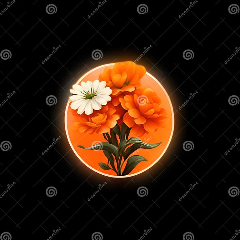 Logo of Calendula and Chamomile Stock Vector - Illustration of flowers ...