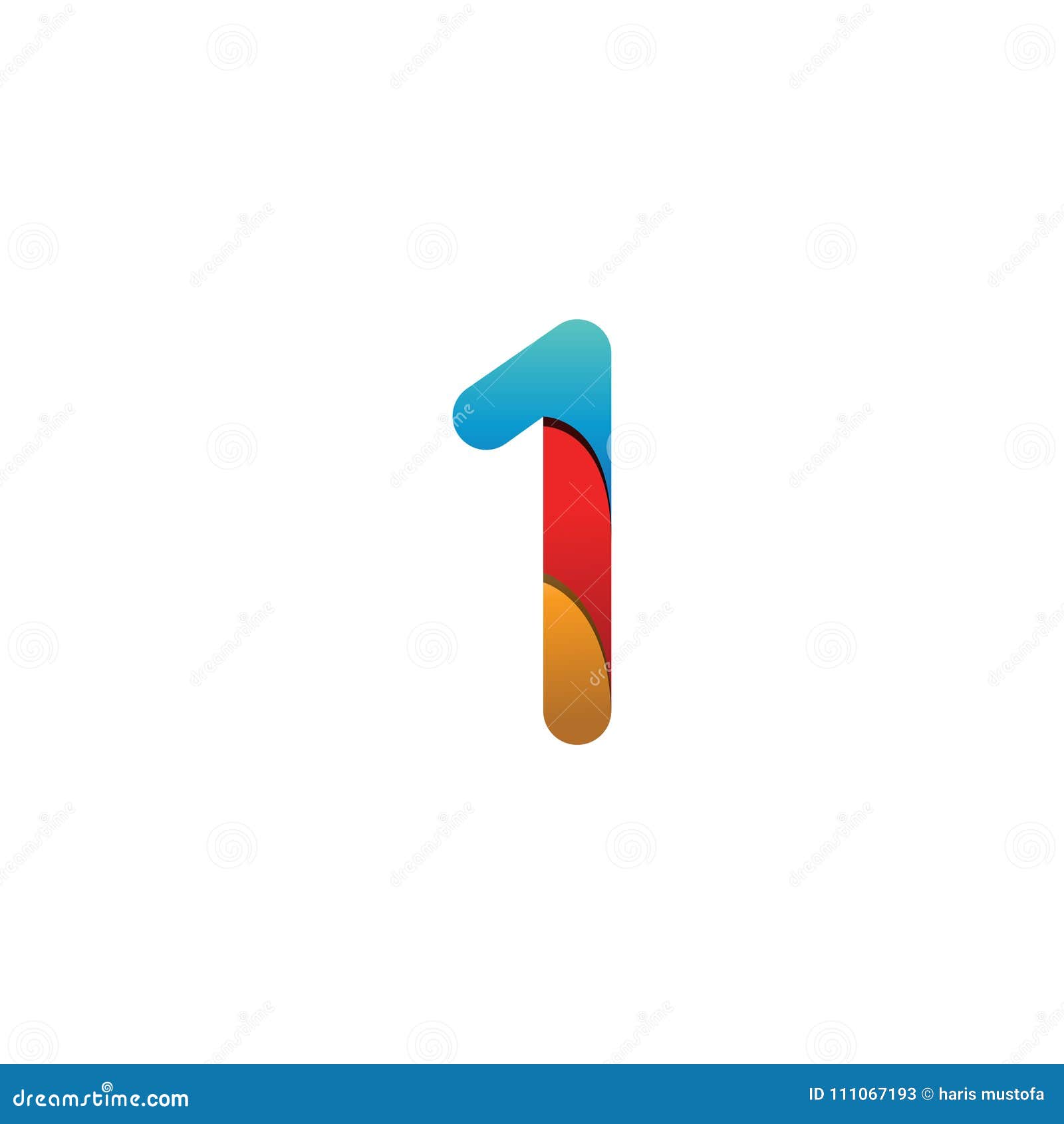 Design of Number Template Vector Stock Vector - Illustration of clean ...